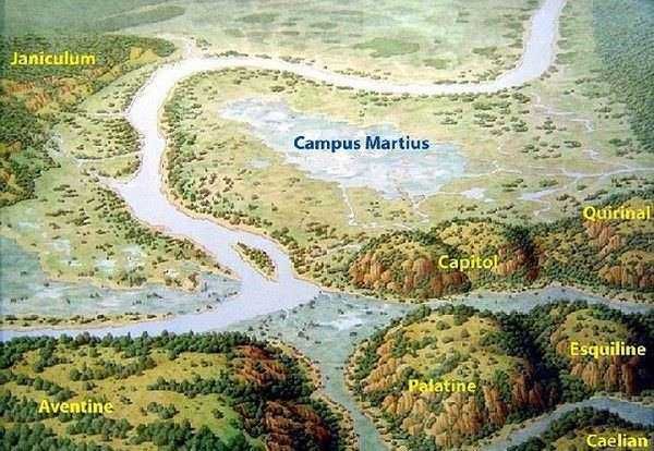 7 colli di Roma nomi e storia