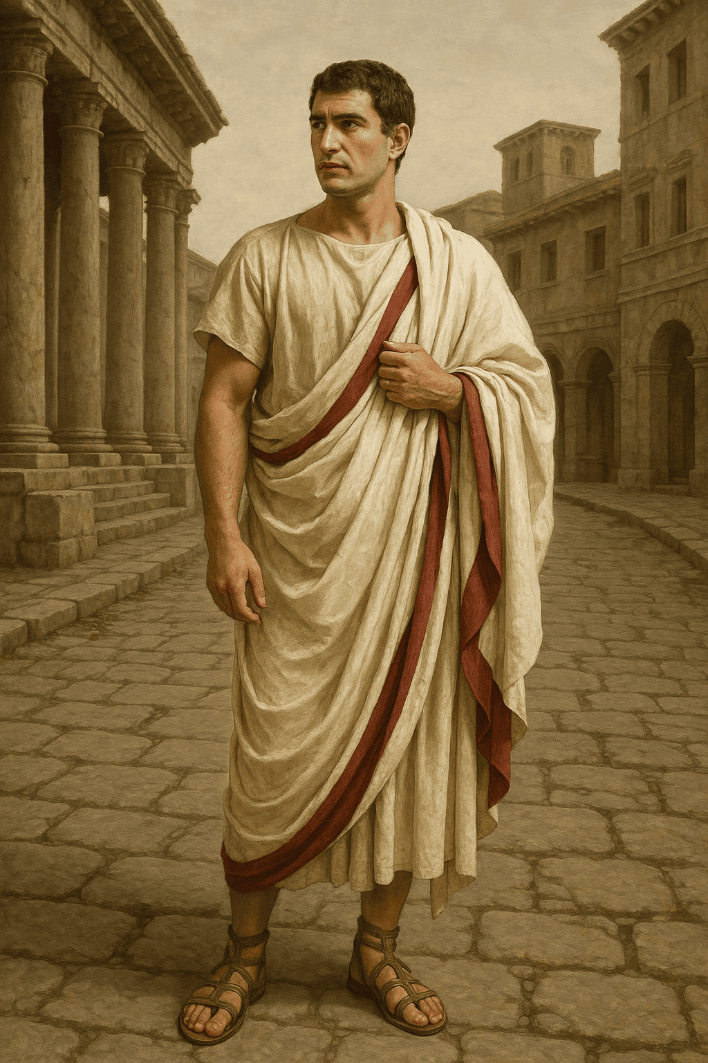 Abbigliamento uomo antica Roma: tuniche e toga