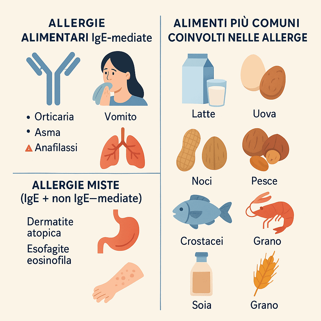 8 Tipi di allergie alimentari più comuni