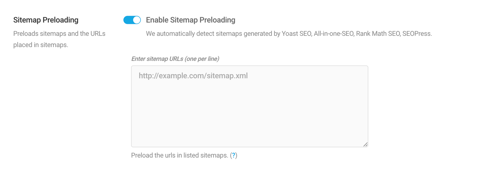 Enable Sitemap Preloading – Powered Cache Documentation Enable Sitemap Preloading – Powered Cache Documentation