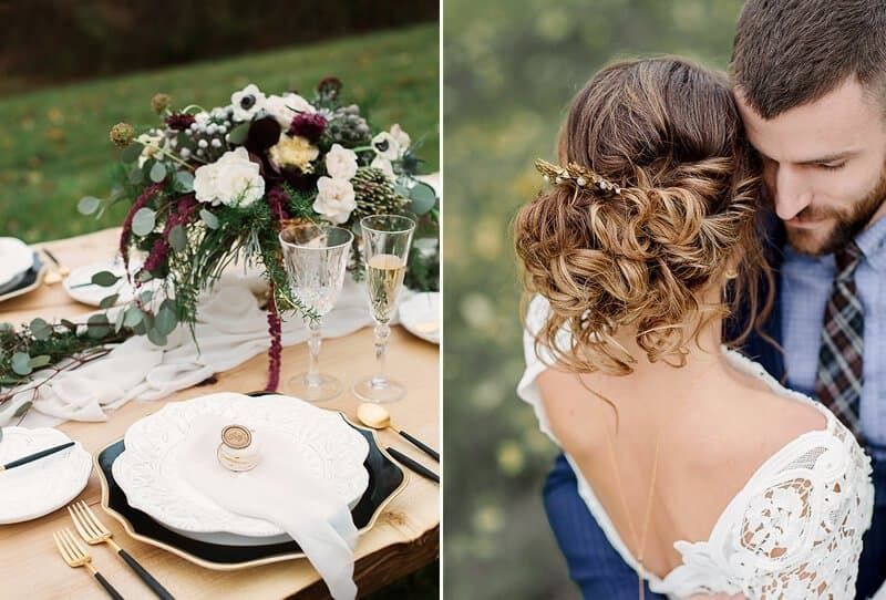 Elegant Forest Wedding Inspirations by Farah Ghazal Photography ...