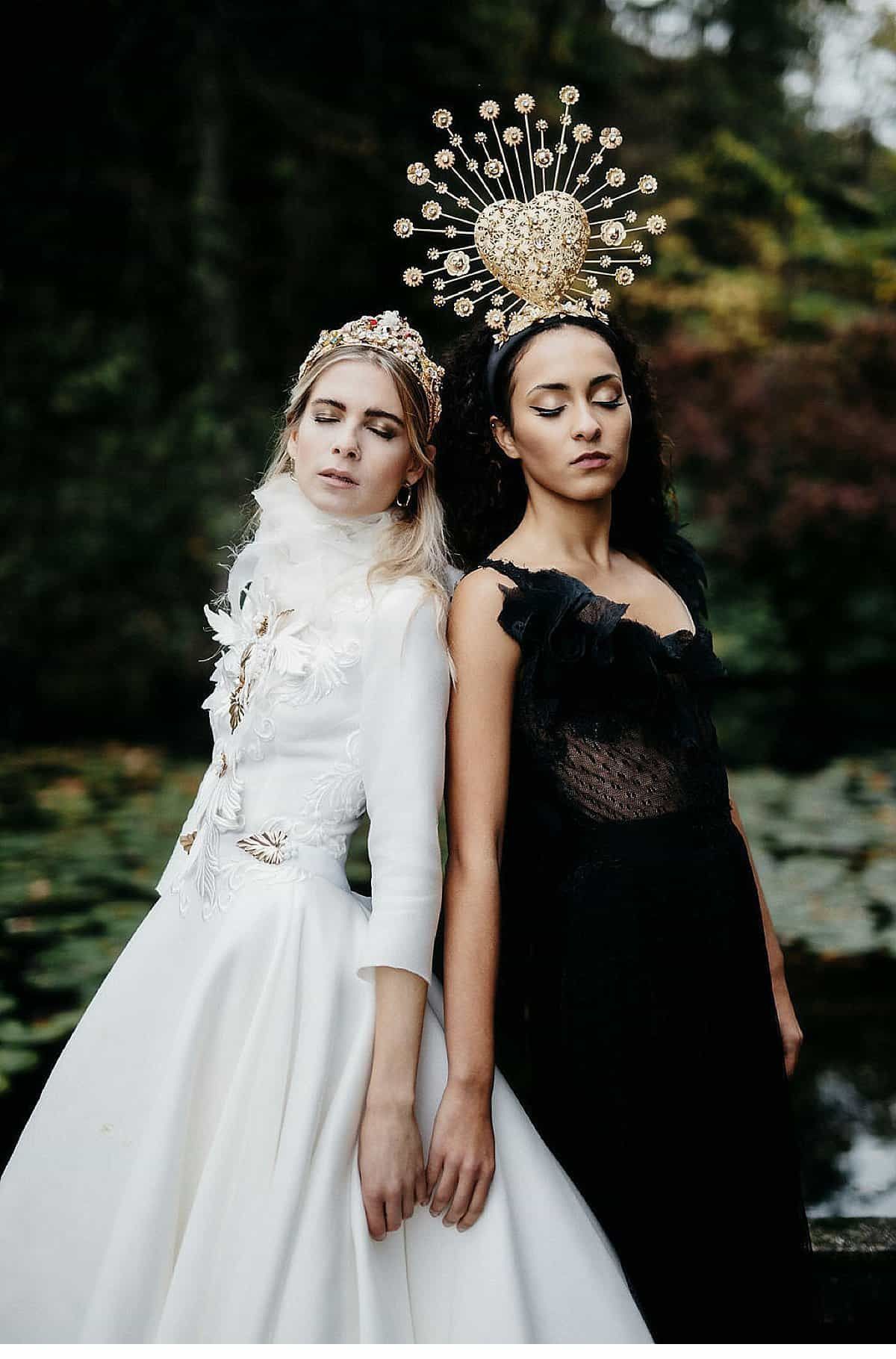Neo-Gothic Bridal Inspirations by Roberta Cavaliere and Carla ...