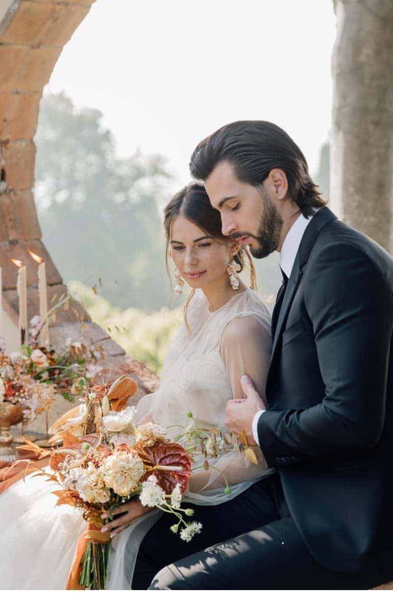 Italian autumn wedding in terracotta shades - Hochzeitsguide