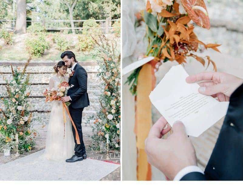 Italian autumn wedding in terracotta shades - Hochzeitsguide