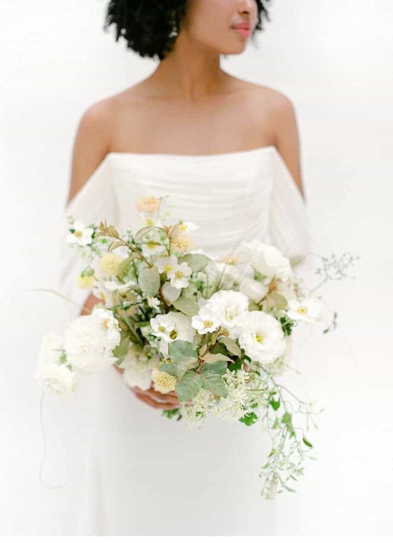 Minimalist and modern Bridal Inspiration with fresh Garden Feeling ...
