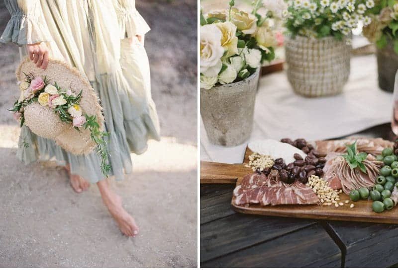 Dreamy Bridal Picnic with a Sea of Flowers - Hochzeitsguide