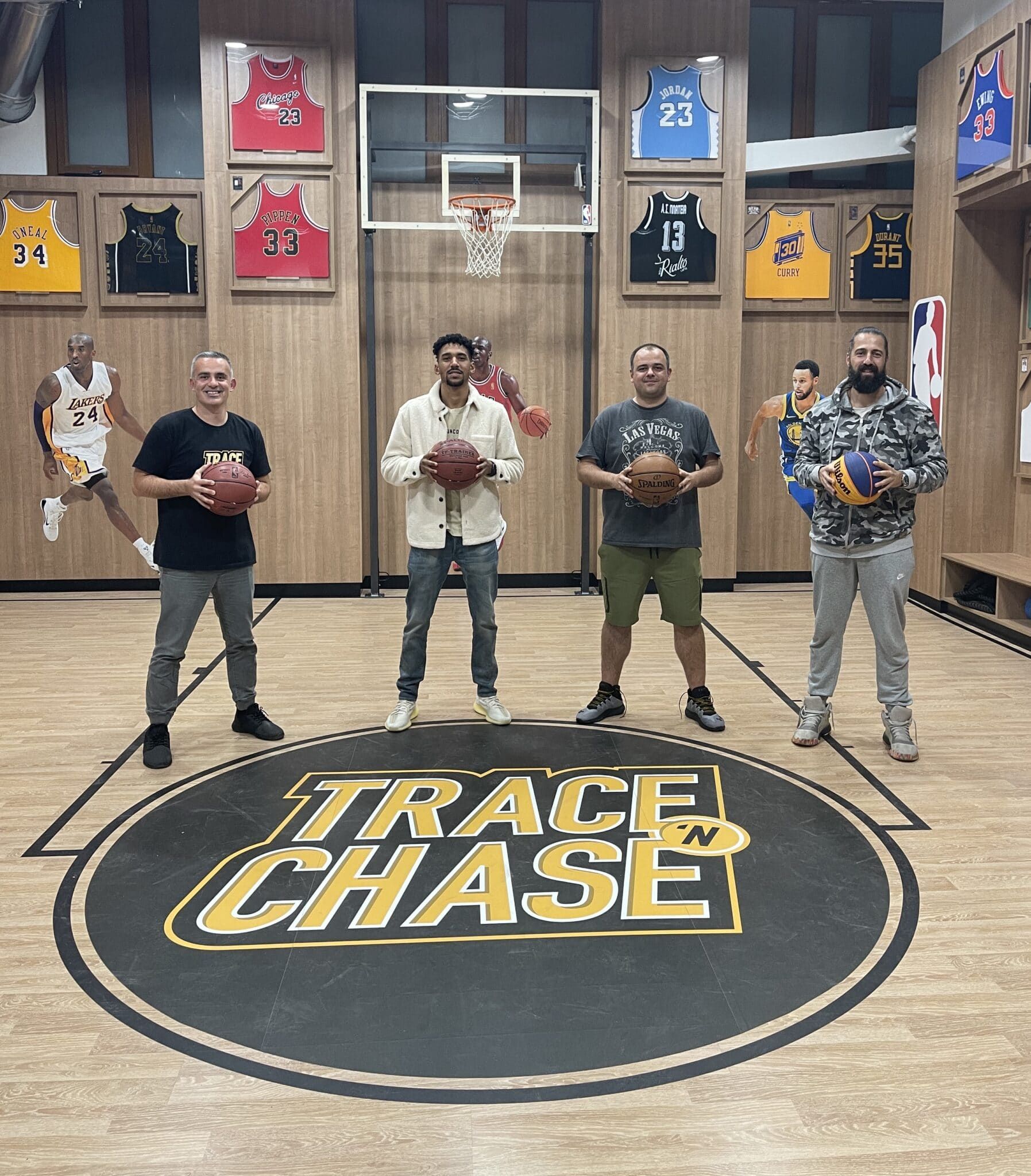 Former NBA second round draft pick Olivier Hanlan visits Trace ‘N Chase ...