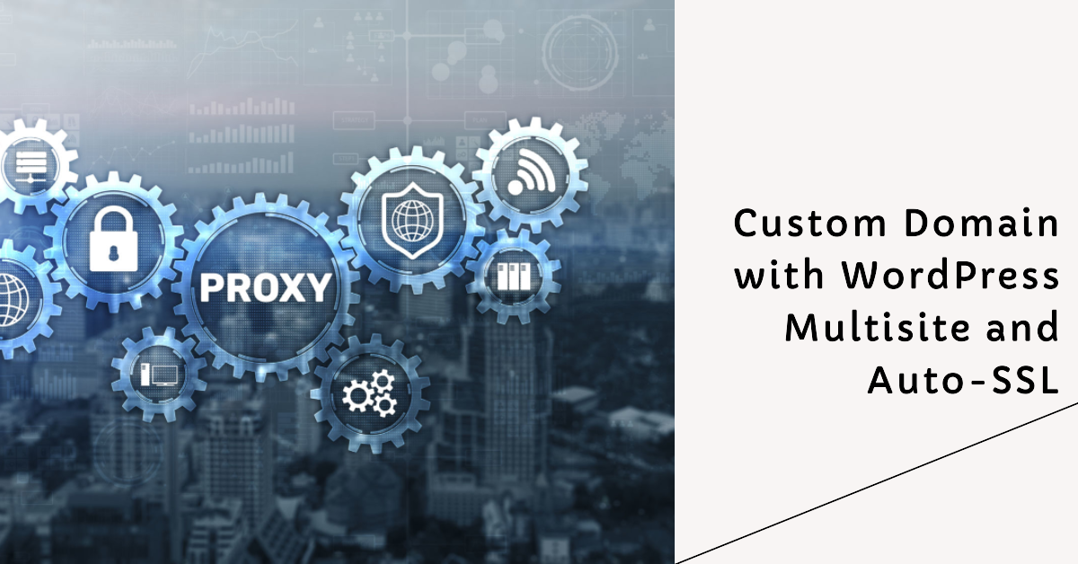 Custom Domain Mapping With Wordpress Multisite And Auto Ssl