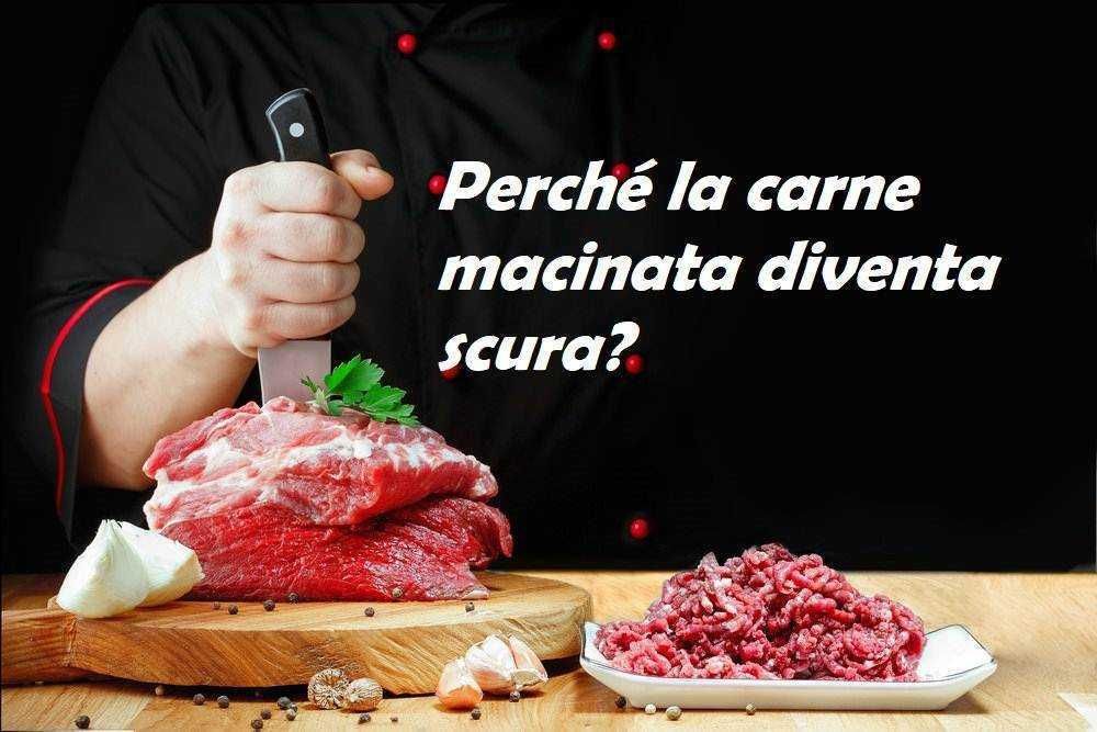 Perché la carne macinata diventa scura?